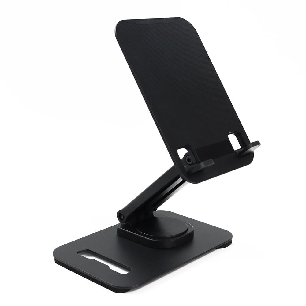 Soporte Roadtrip escritorio 360° celular/tablet negro - Coolbox