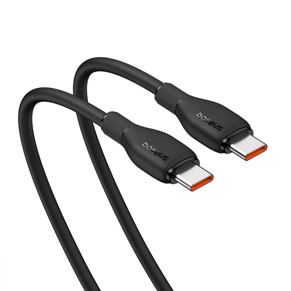 Cable USB Tipo-C a Tipo-C Baseus 100W, 2m, TPE, negro - Coolbox