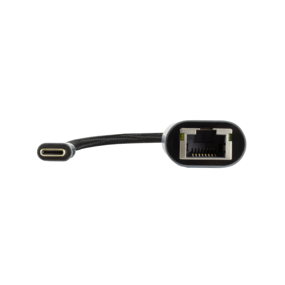 Adaptador Perfect Choice USB-C a Ethernet RJ45 Negro - Coolbox